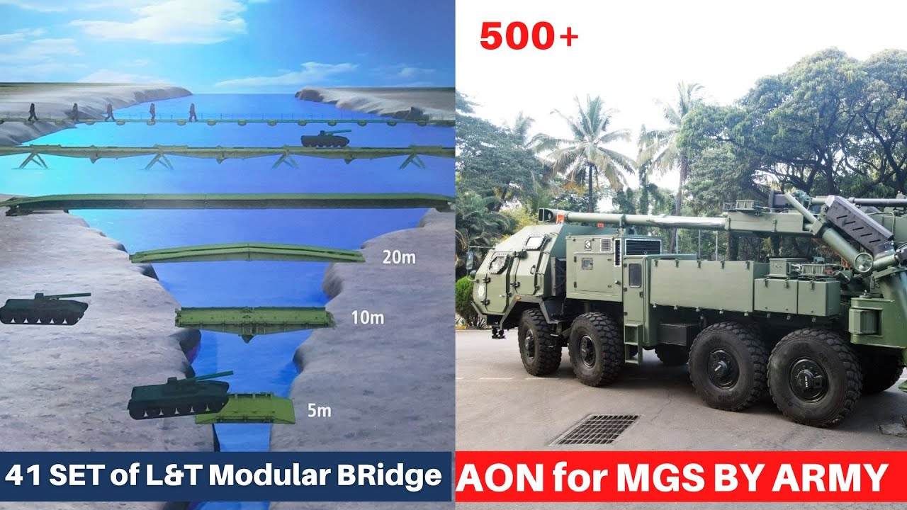 Mounted Gun System AoN | Contract signed with L&T for Modular bridge ...