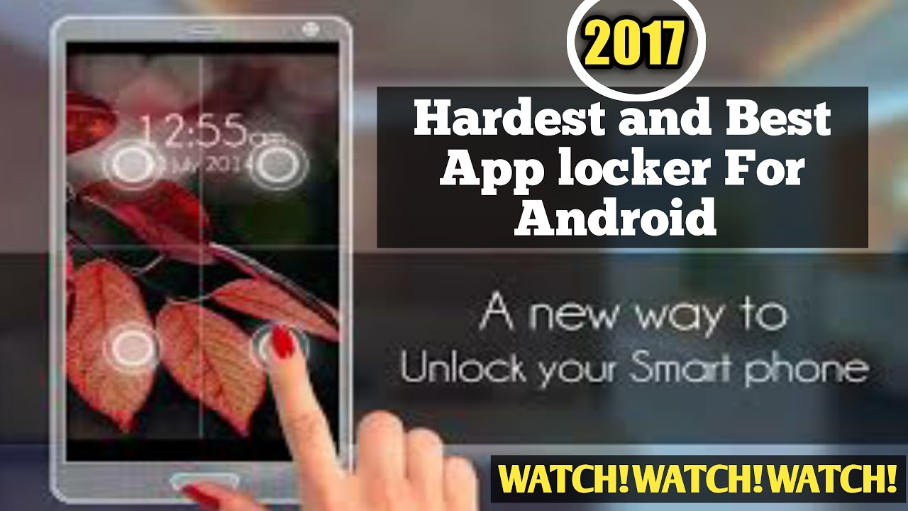 Hardest & Best App Lock For Android|New Ways To Unlock Your Apps| - YouTube