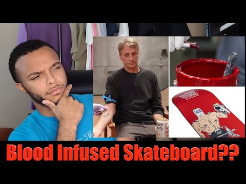Liquid Death Releases Skateboards Infused With Tony Hawk's Blood - YouTube