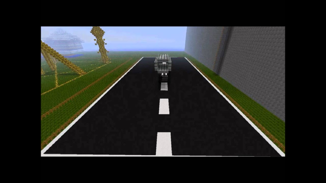 Minecraft: Runway and Jet Speed build - YouTube