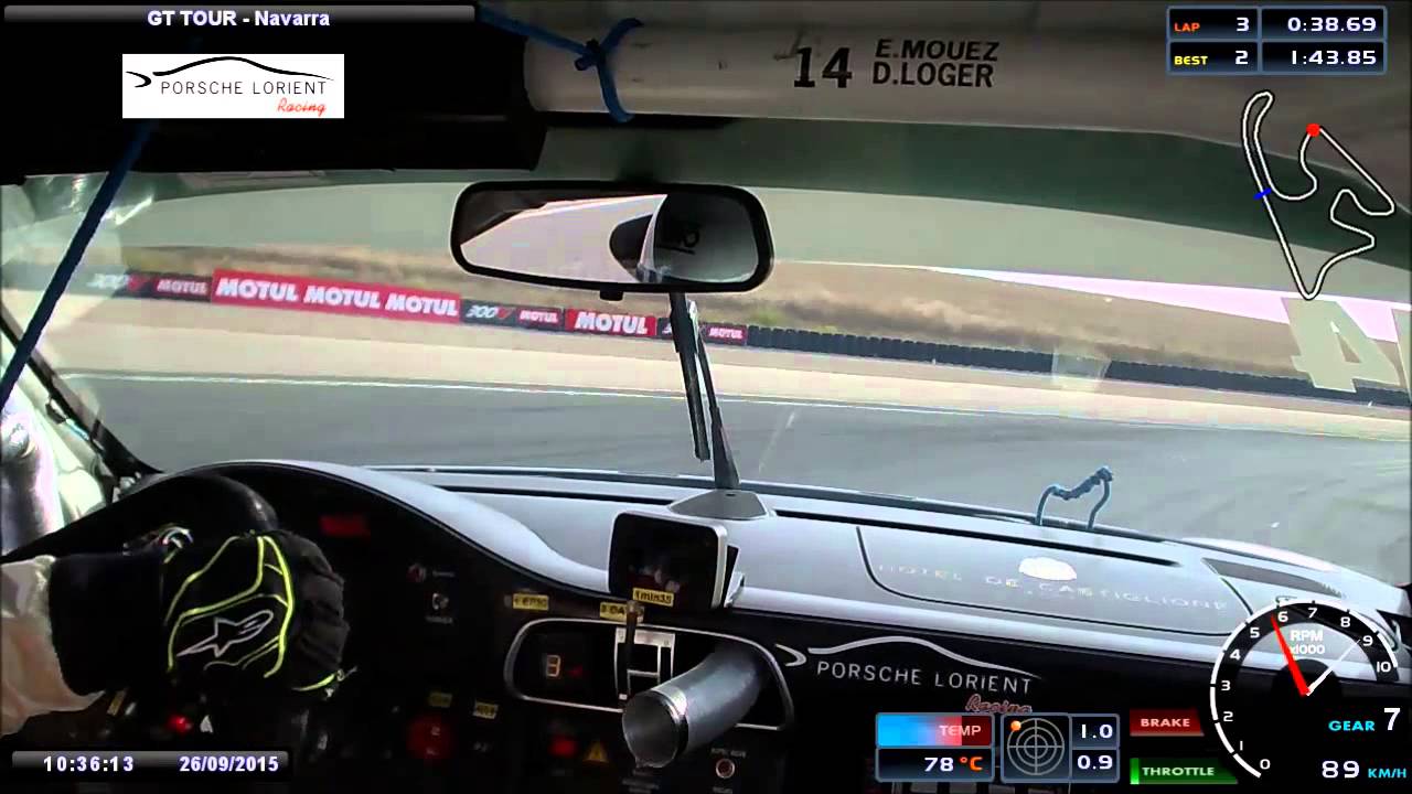 Qualif de la Porsche 997 GT3 R n°14 avec David Loger GT TOUR 2015 ...