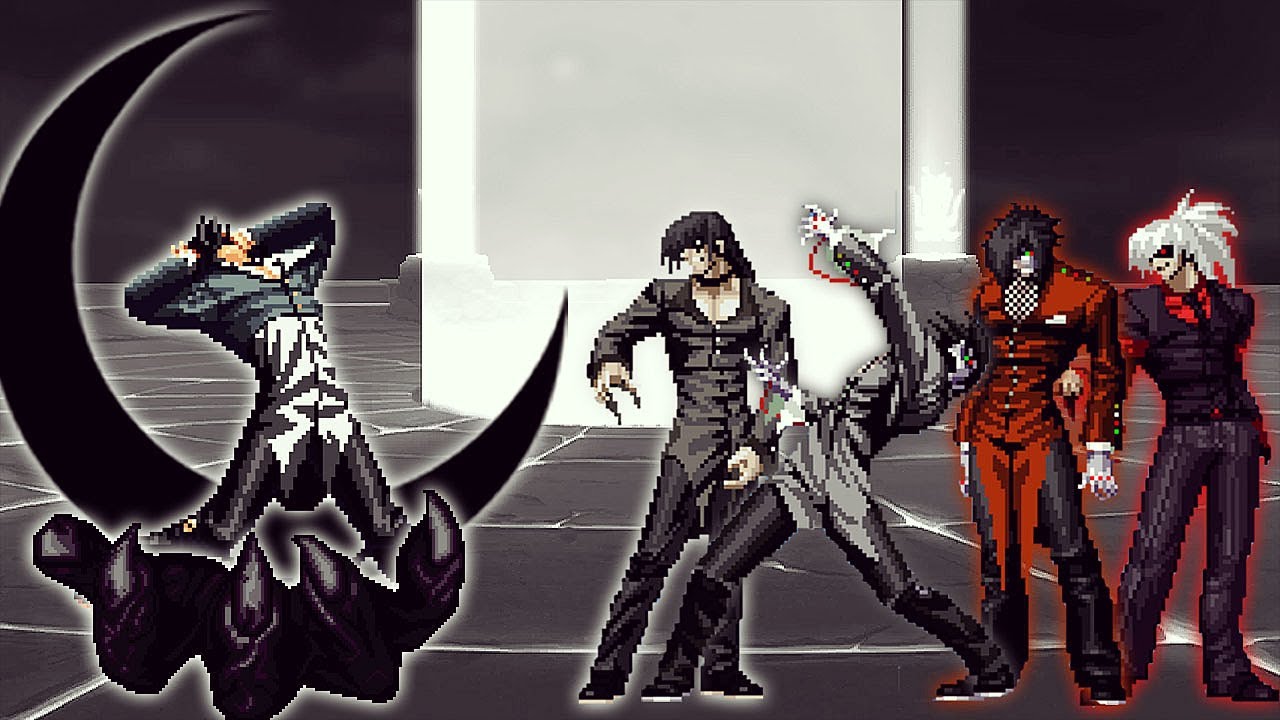 [KOF Mugen] Boss Orochi Iori AR Vs Super Element Team - YouTube