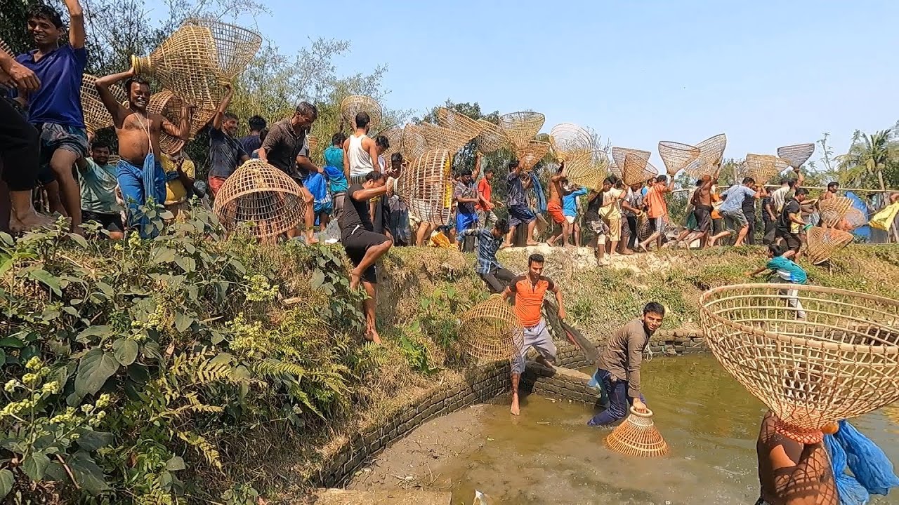 Traditional Fishing Competition In Pond | Best Fishing Video 2024 - YouTube