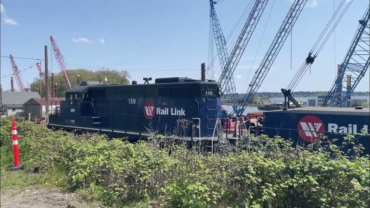 Sry 909, 001 (Slug) & 119 Locos coming back into Trapp Yard - YouTube