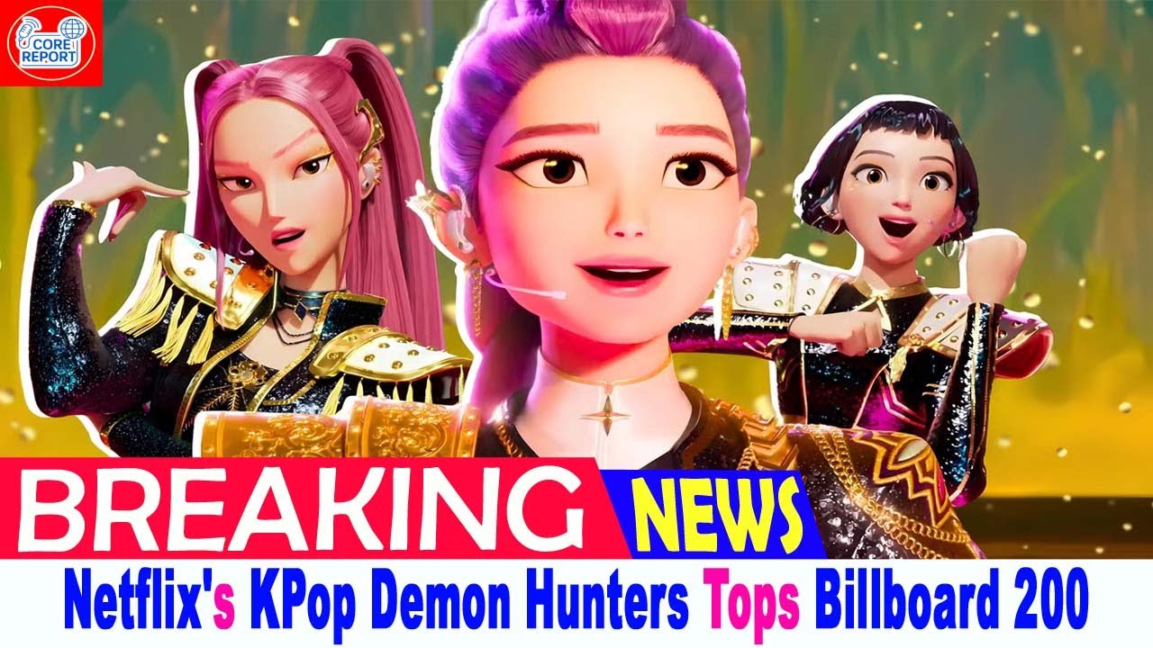 Netflix's KPop Demon Hunters Tops Billboard 200 - YouTube