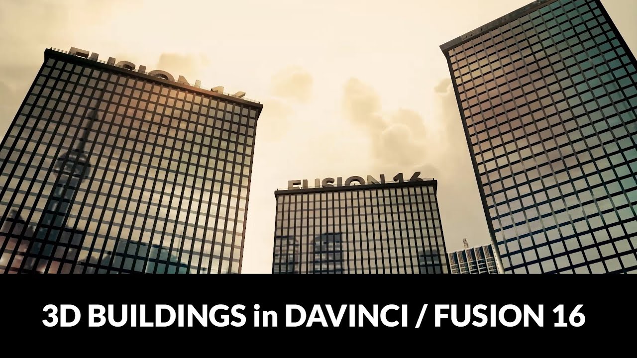 3D BUILDINGS in FUSION 16 - YouTube