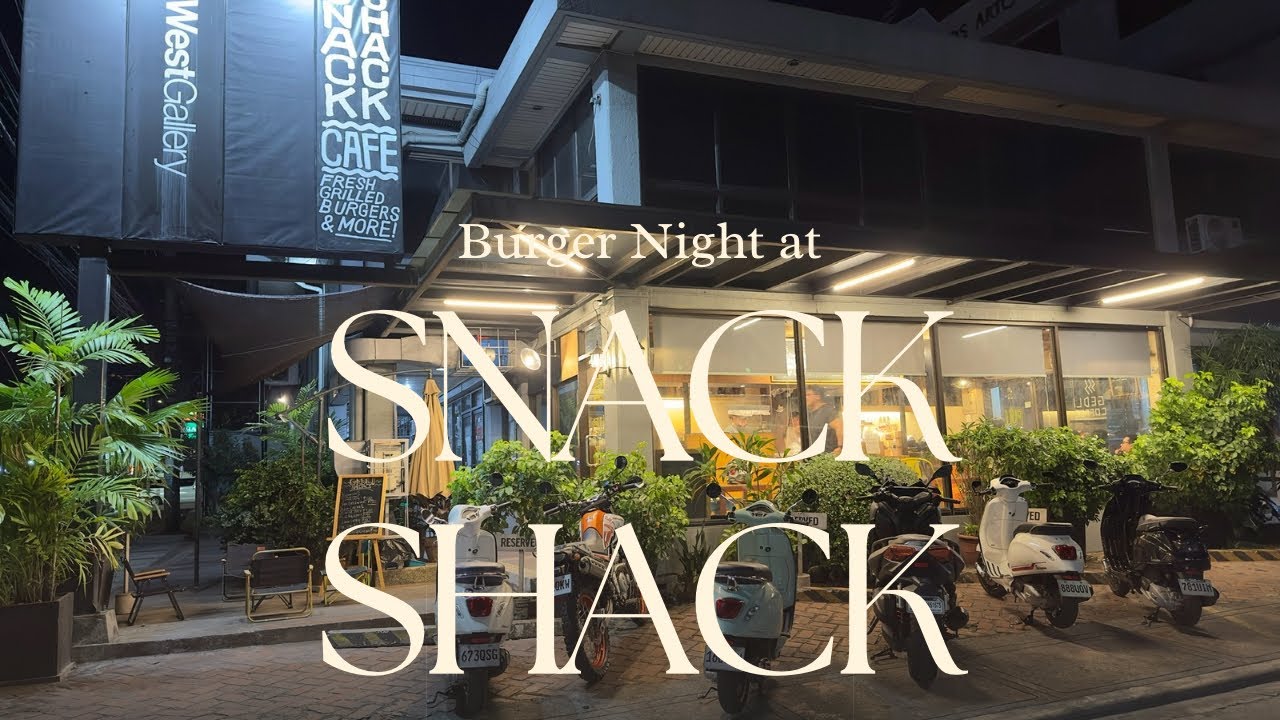 Burger Night at Snack Shack - YouTube