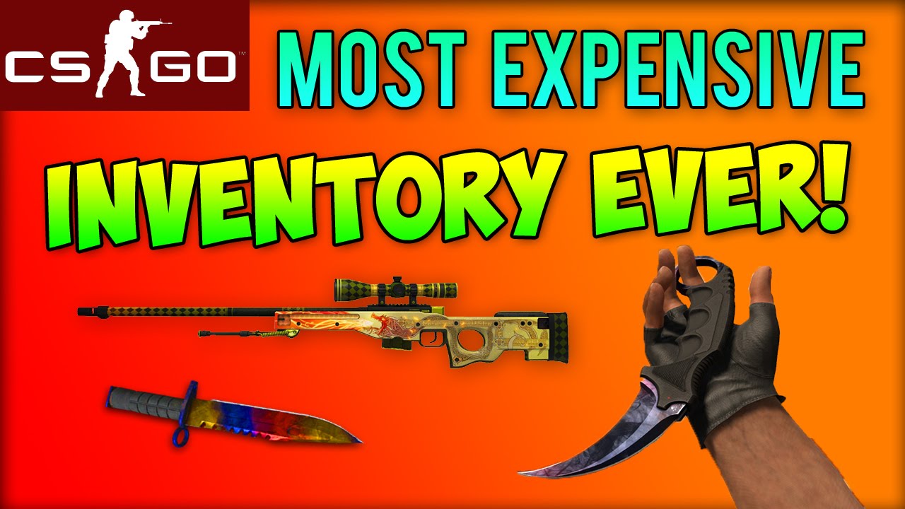 CS GO - One of The Most Expensive Inventories Ever! Karambit Blaze ...
