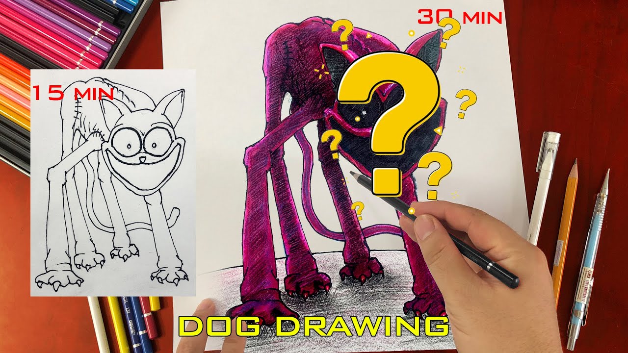 How to Draw CAT NAP Step by Step - Draw Smiling Critters - Poppy ...