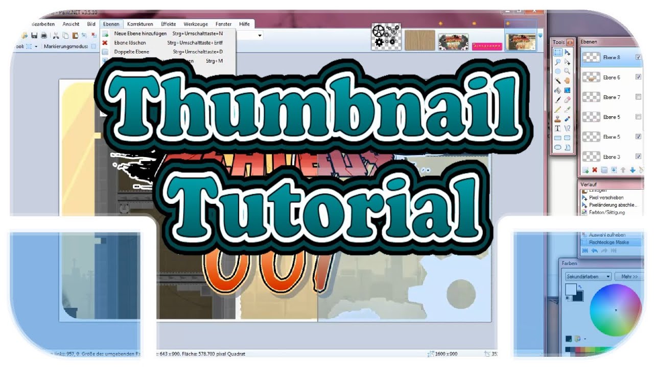 [Tutorial] Wie erstelle ich ein Thumbnail (alt): [Ger/GFX/HD] - YouTube