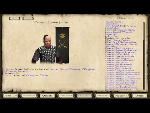 Mount and Blade with Fire and Sword: SIEGE and REBELLION tutorial