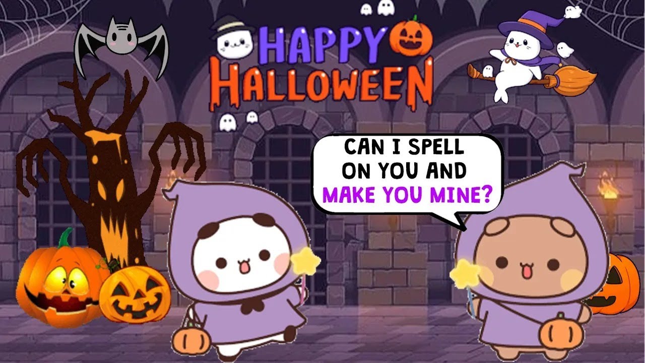 Bubu Dudu Halloween Special🎃🎃 | peachgoma | 3d Animation |bubu dudu ...