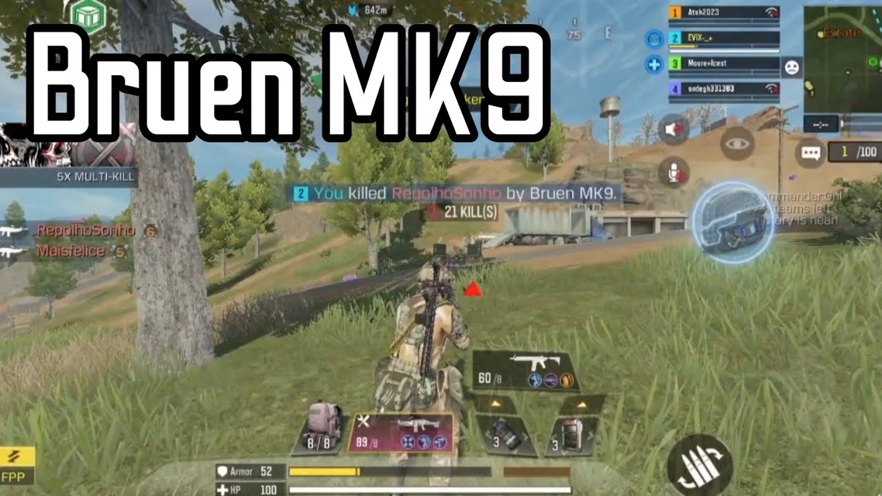 Bruen MK9 gun in Battle Royale - YouTube