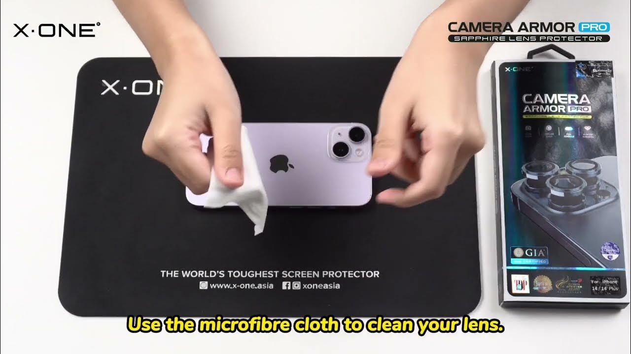 X.One Camera Armor Pro GIA Sapphire Lens Protector - Installation Video - YouTube