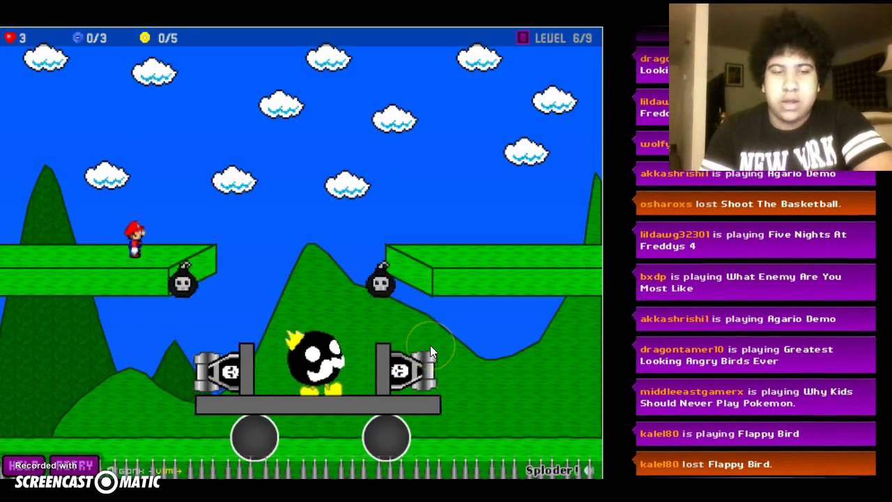 PIRATE GAME & SUPER MARIO - Sploder Playthrough - YouTube