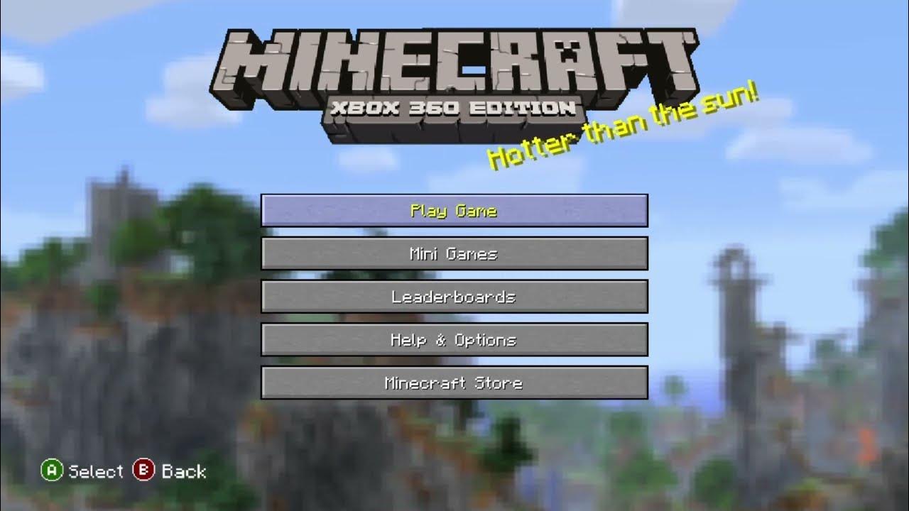 Minecraft Legacy Console Nostalgia - YouTube