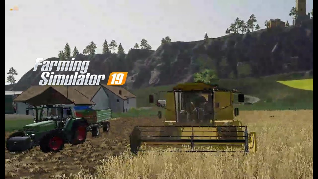 Pierwsze żniwa + Info o FS21 - Farming Simulator 19 | #2 - YouTube