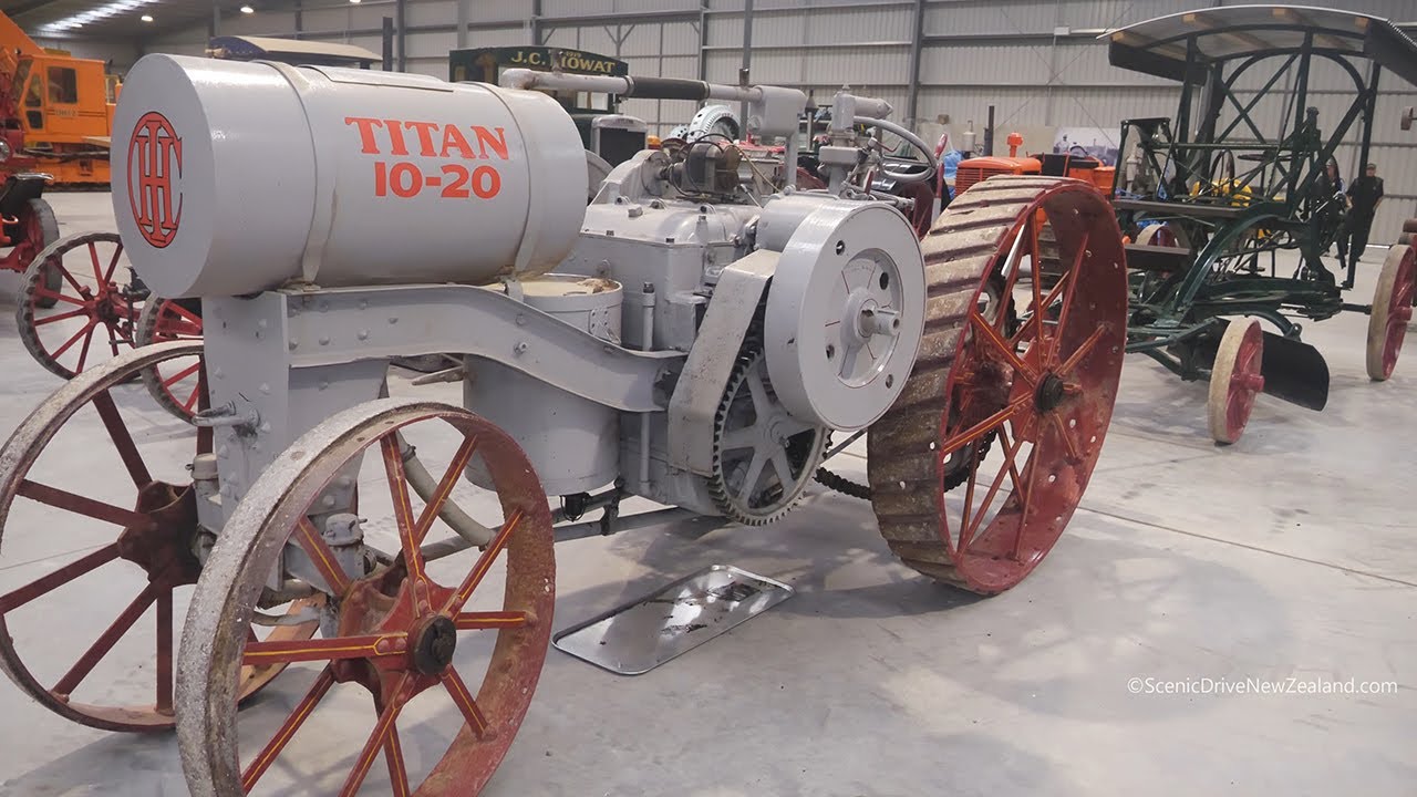 Antique 1915-20 International Harvester Titan 10-20 Tractor and Austin ...