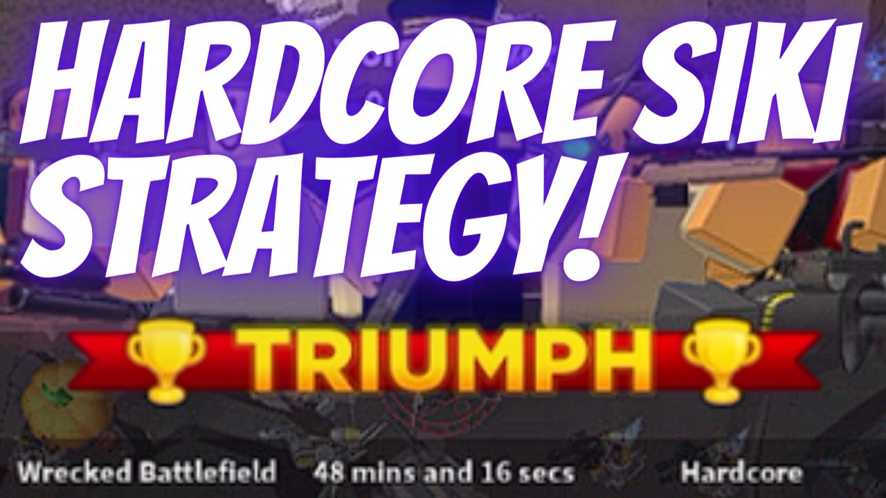 Hardcore Siki´s Strat - Roblox Tower Defense Simulator - TDS - YouTube