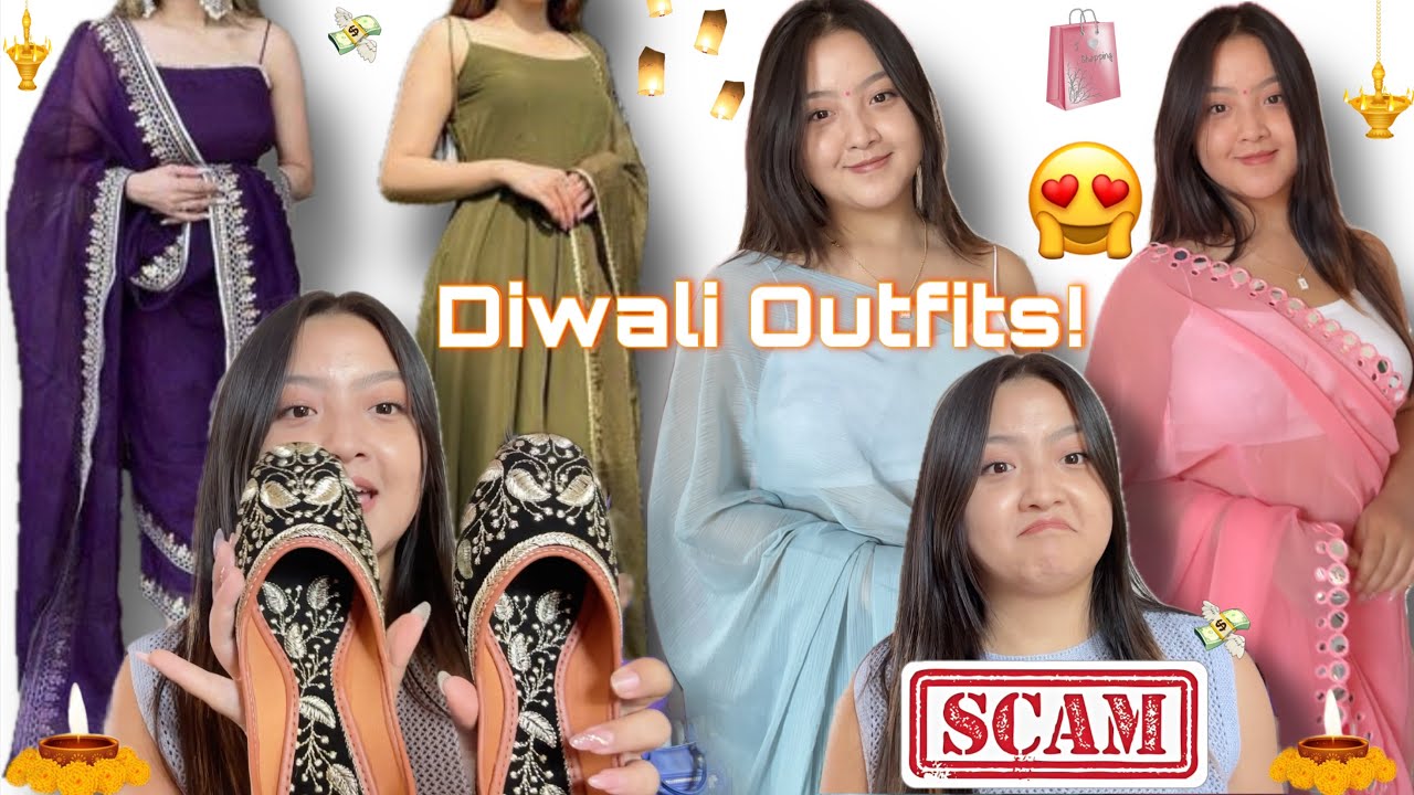 Meesho Diwali Special Haul Saree, Kurtha sets,Jutti😍/Gracy Thapa - YouTube