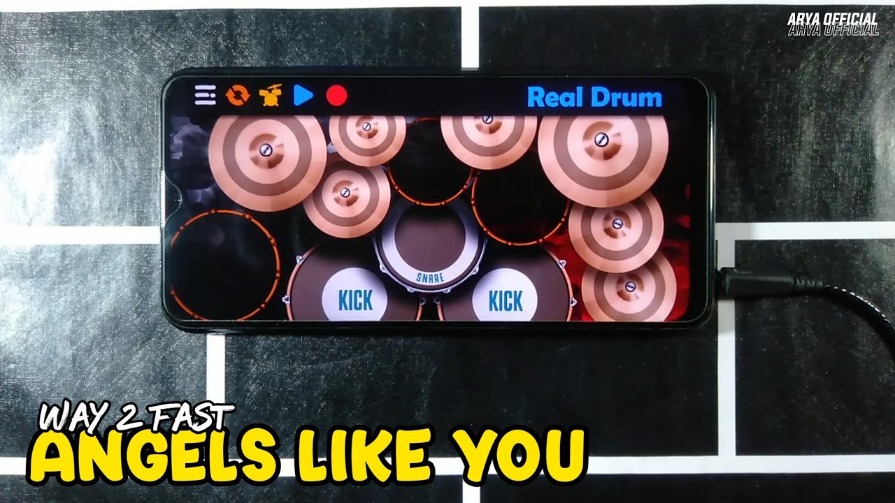 ANGELS LIKE YOU - WAY 2 FAST | REAL DRUM COVER - YouTube
