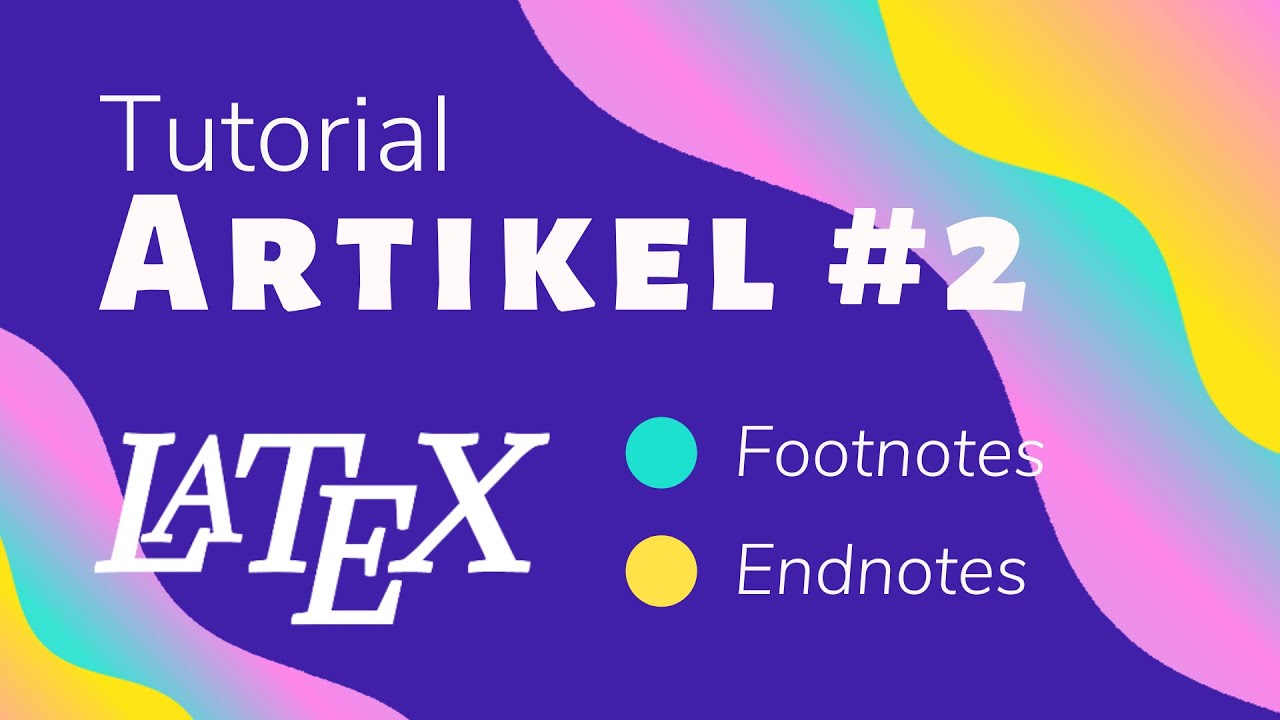 Tutorial #2 Artikel menggunakan LaTeX - YouTube