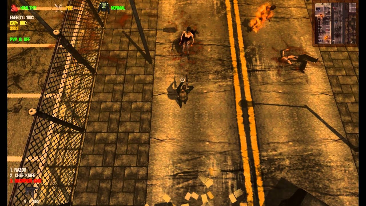 Dead Frontier - Flaming Zombie! - YouTube