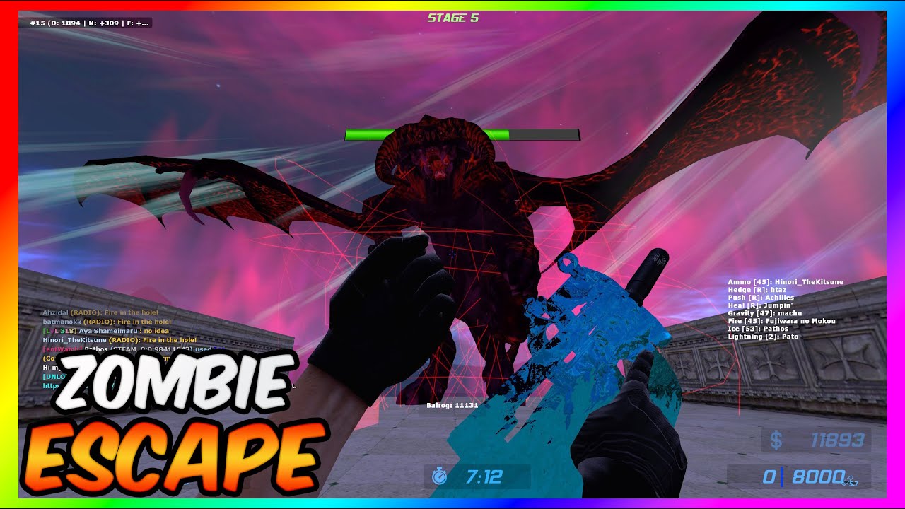 CSS Zombie Escape on UNLOZE | ze_tyranny_v5fix - YouTube