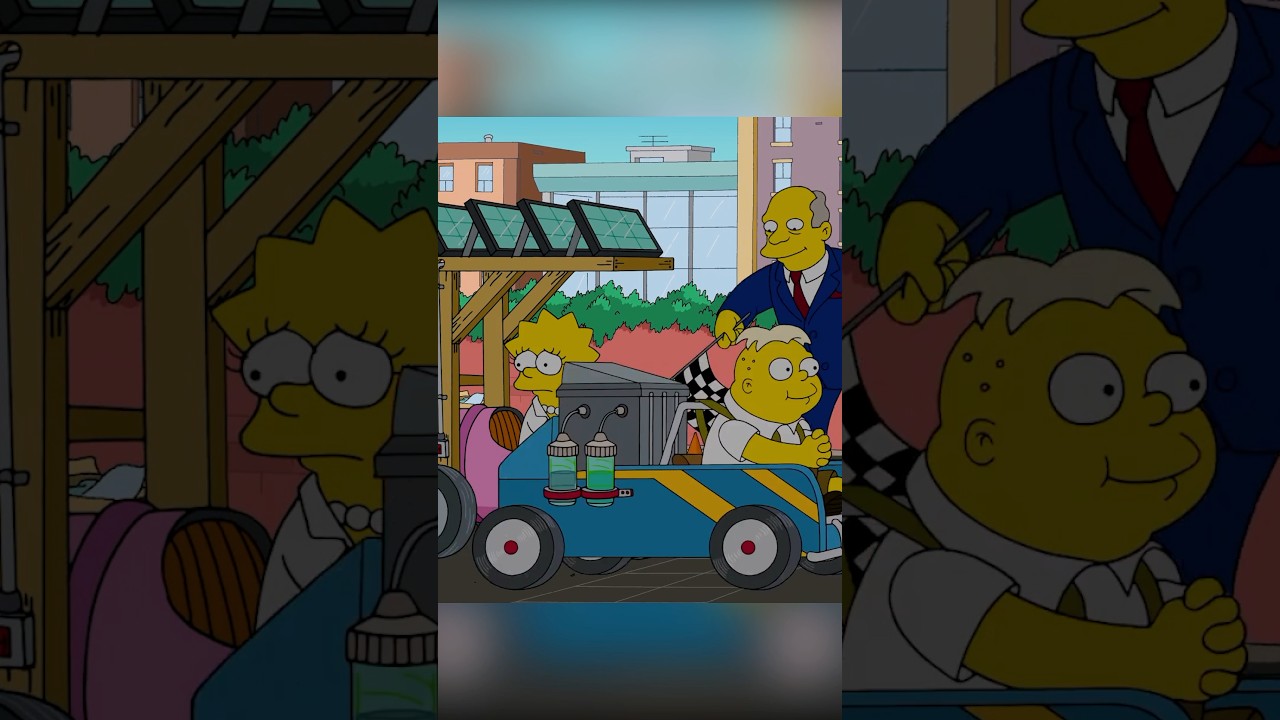 Lisa lost the race😧😕#thesimpsons #simpsons #movie #funny #shorts - YouTube