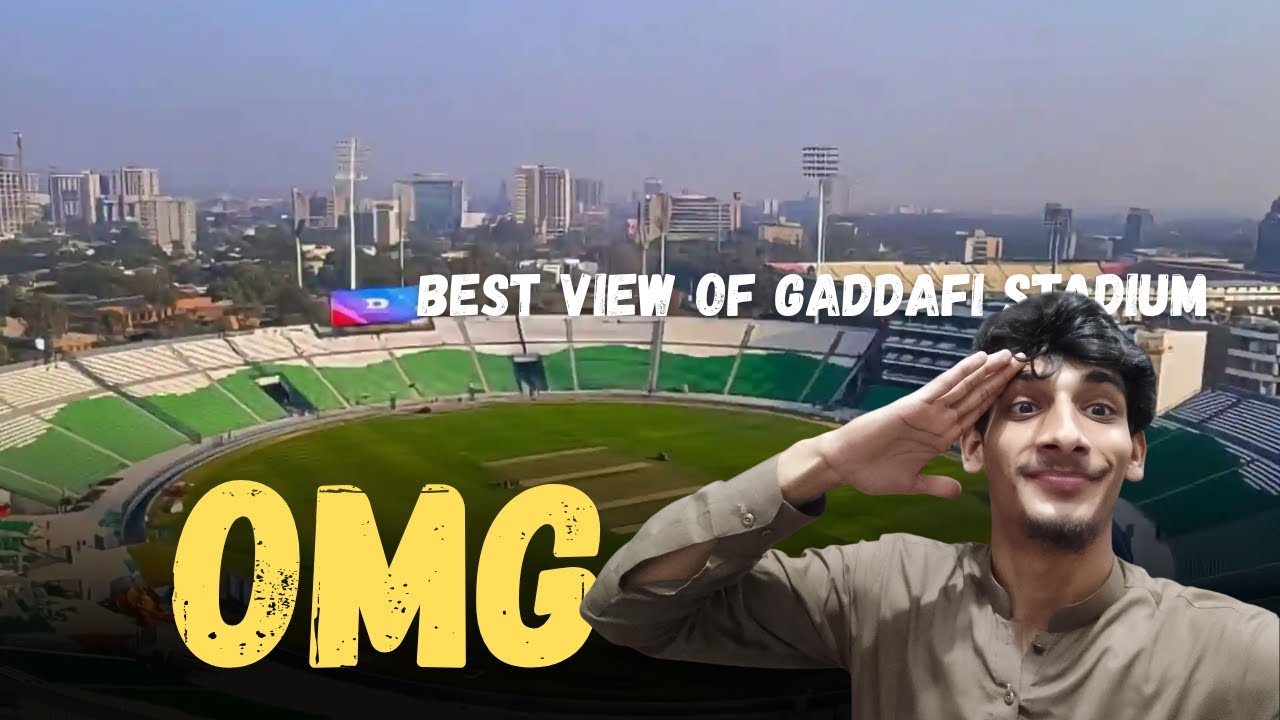 Beautiful GADDAFI STADIUM view after renovation - YouTube