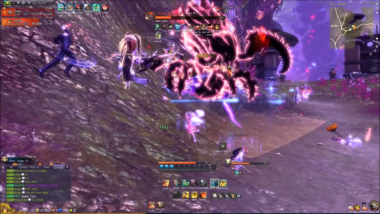 Blade and Soul [TW] (testing graphic) 24man map - YouTube