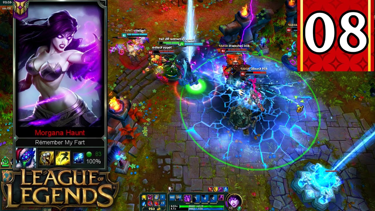 Old League of Legends #8 | Morgana 5v5 | Harrowing Rift | Full GamePlay ...