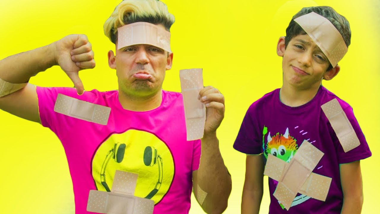 Jason and funny stories with sticky tape - YouTube