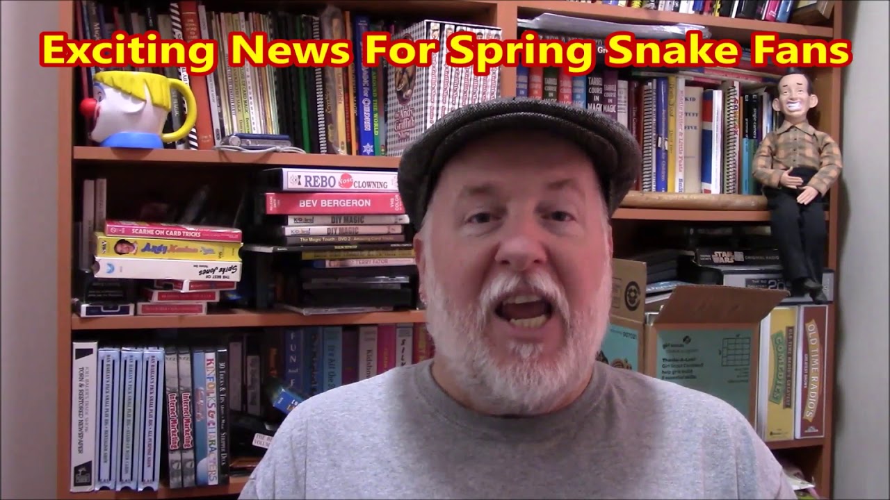 News For Spring Snake Fans The DIY Magician - YouTube