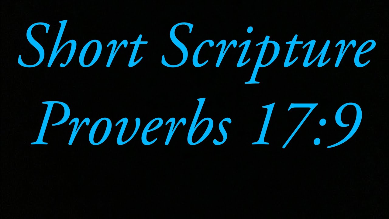Scripture Breakdown Proverbs 17:9 - Proverbs 17:9 - Bible Portal