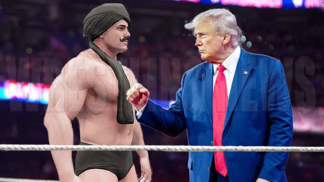 Dara Singh vs Donald Trump Iron Man match - YouTube