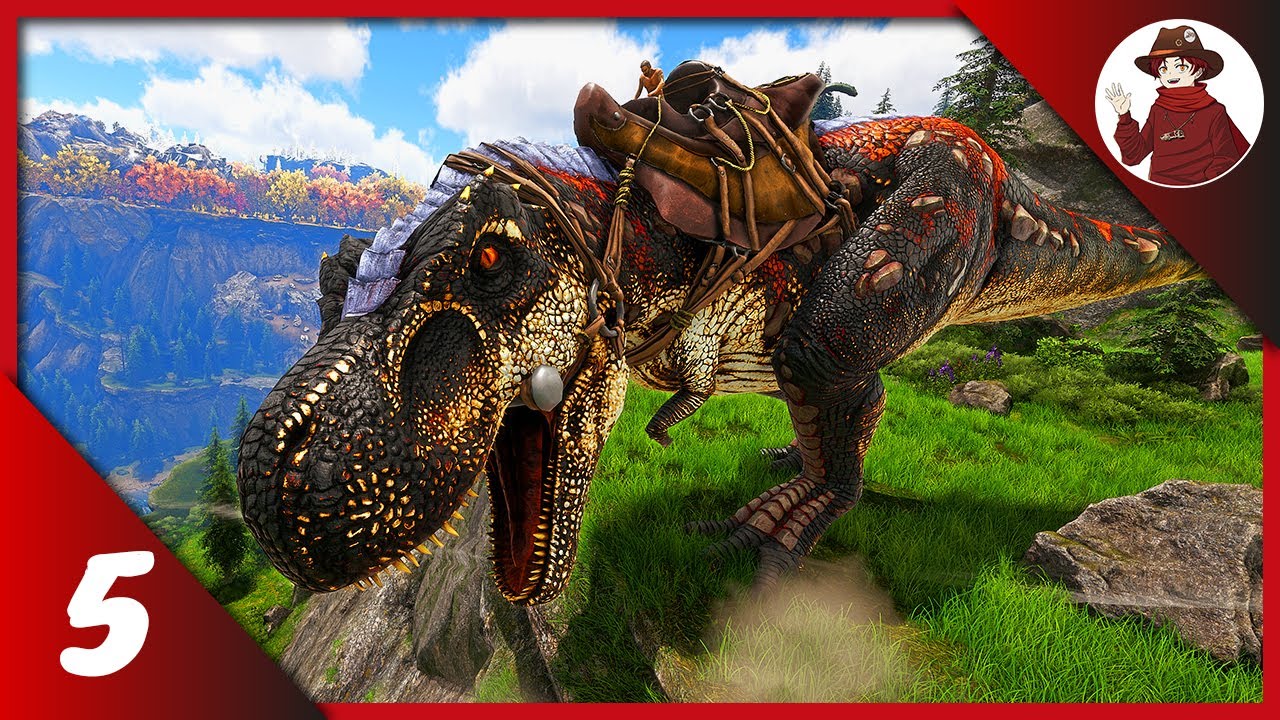 Taming Apex Rex 🔥ARK Dino Overhaul X Fjordur ep 5 - YouTube