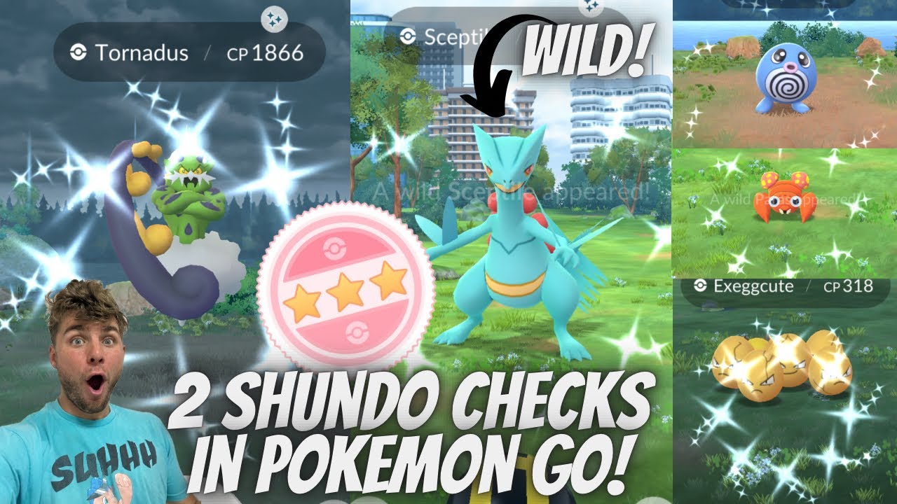 2 SHUNDO Checks In Pokemon Go, But Did I Get It?! - YouTube