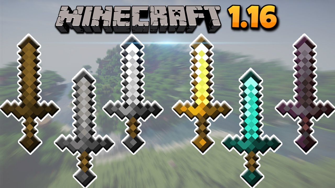 Your Complete Guide to Minecraft Swords (1.16) - YouTube