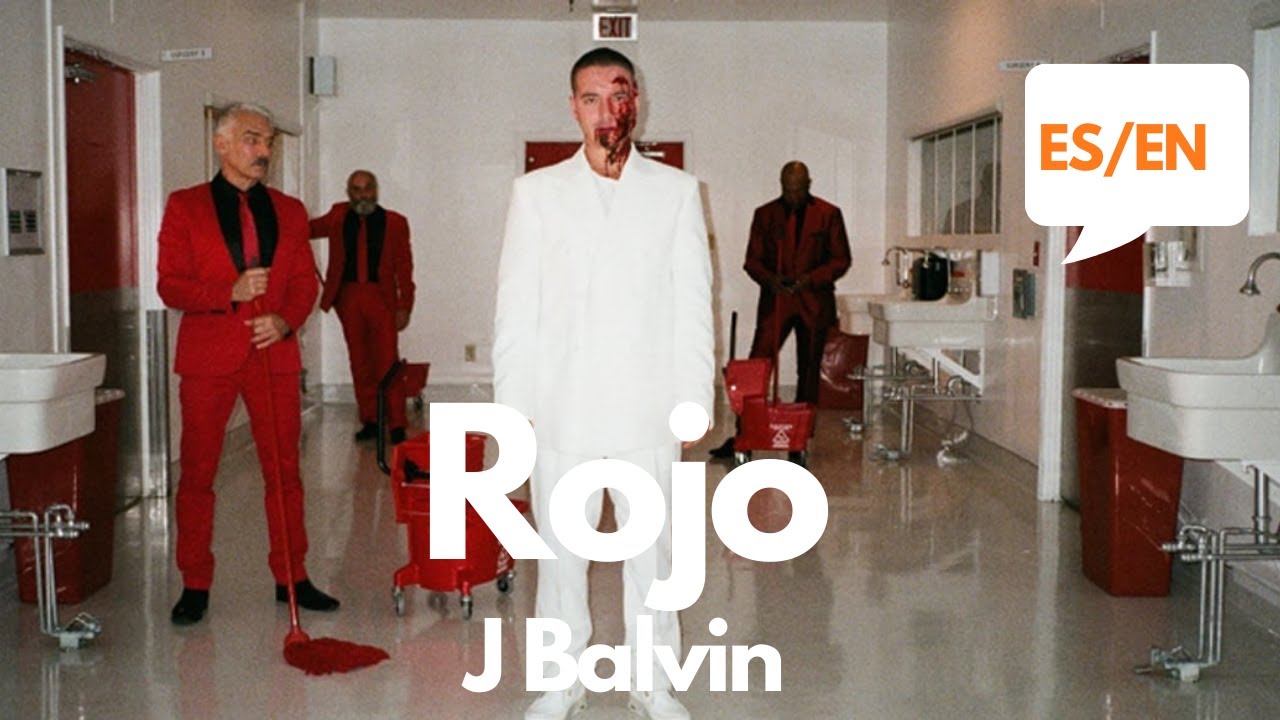 J Balvin - Rojo (Lyrics / Letra English & Spanish) Translation ...