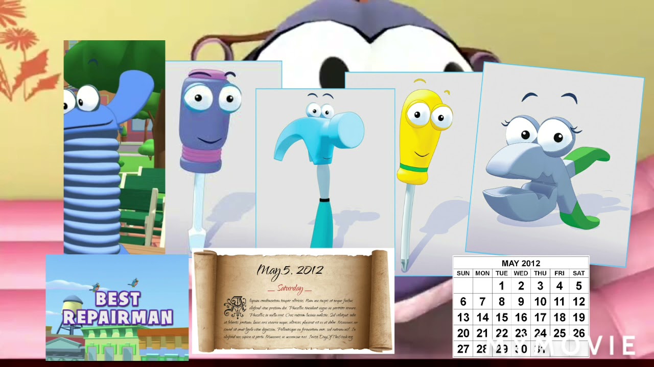 Handy Manny Best Repairman 2012 Calendar Felipe Turner Pat Squeeze Wing ...