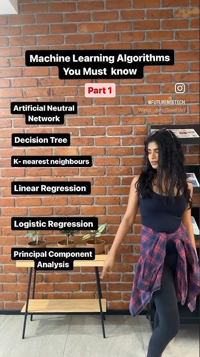 Machine learning algorithms you must know - Part 1 #futurense # ...