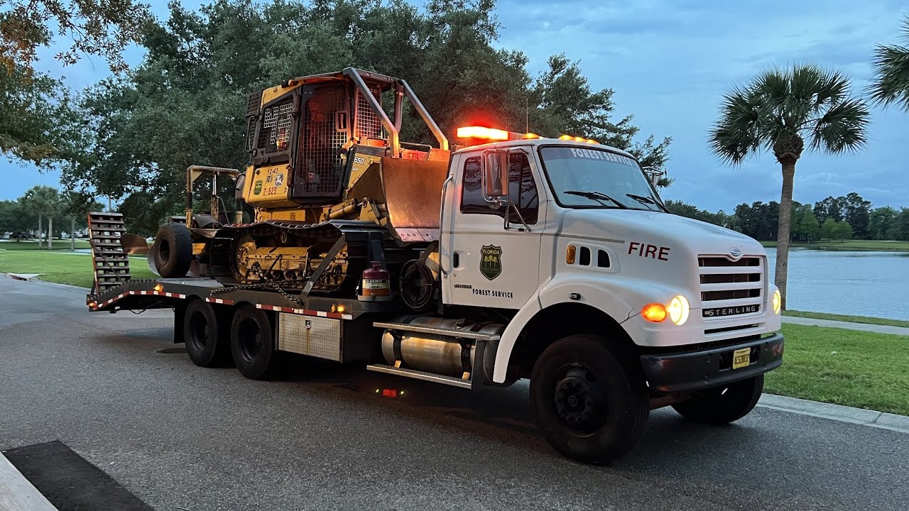 Florida Forest Service + Orange County Fire Rescue units responding to ...