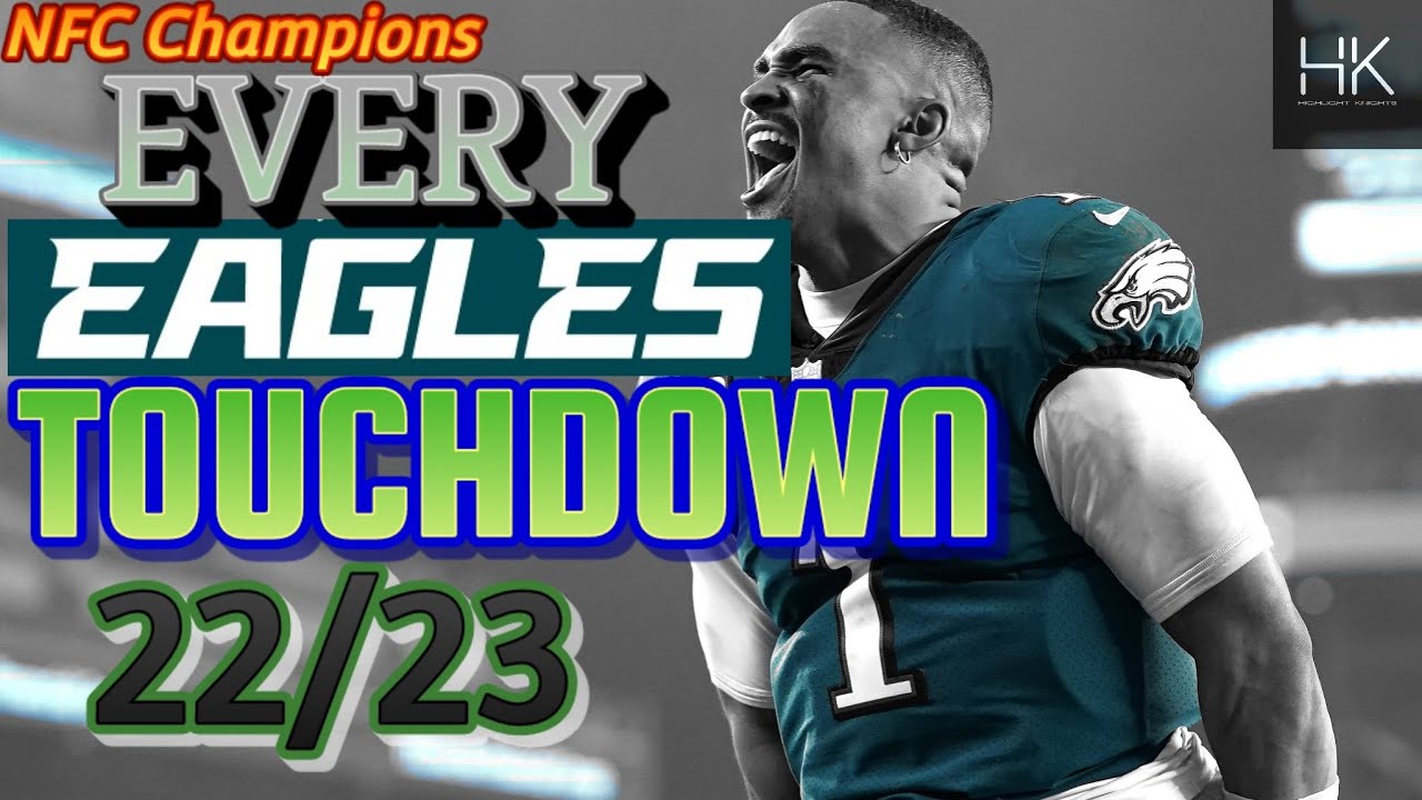 NFL - EVERY PHILADELPHIA EAGLES TOUCHDOWN 2022 JALEN HURTS, DEVONTA ...