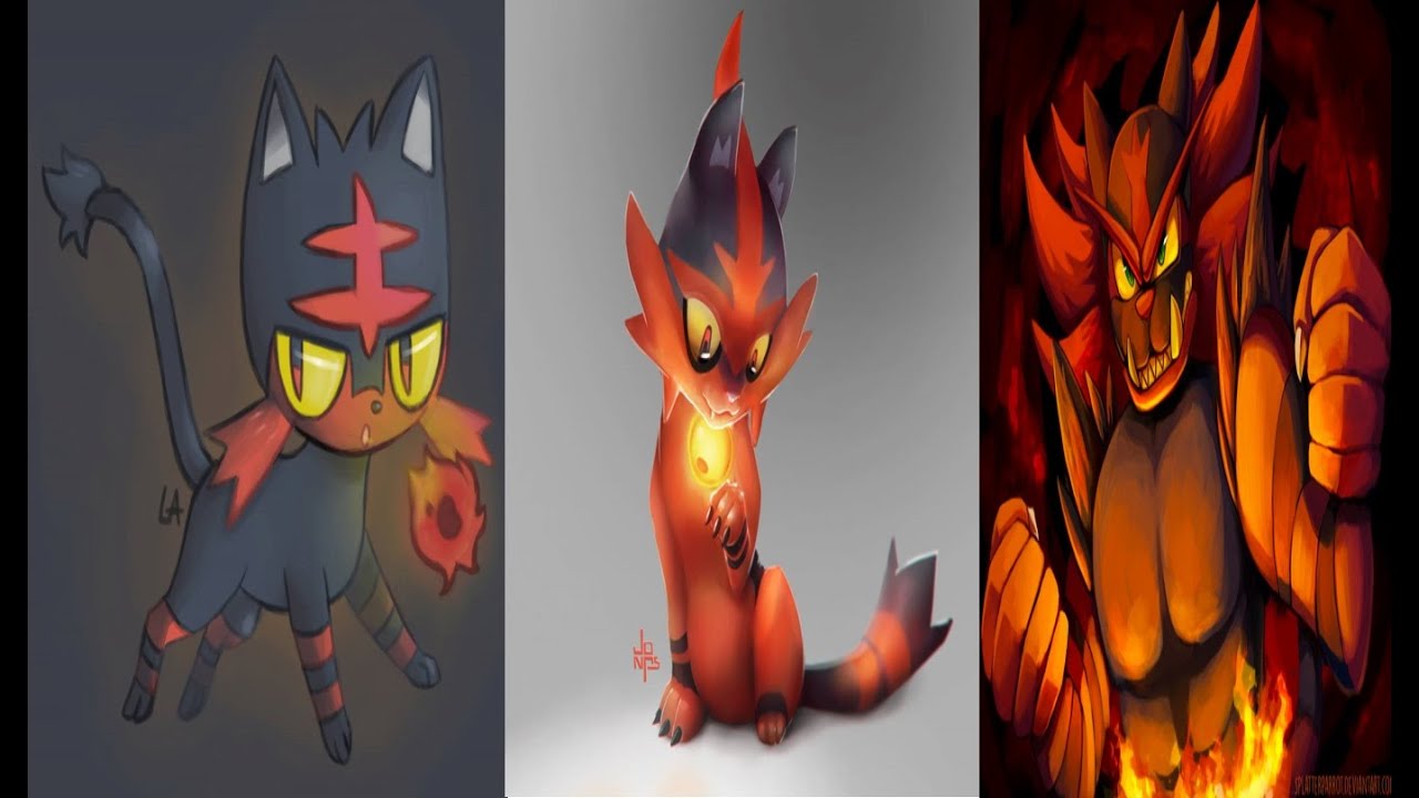 Pokémon: Litten Family Scientific Analysis - YouTube