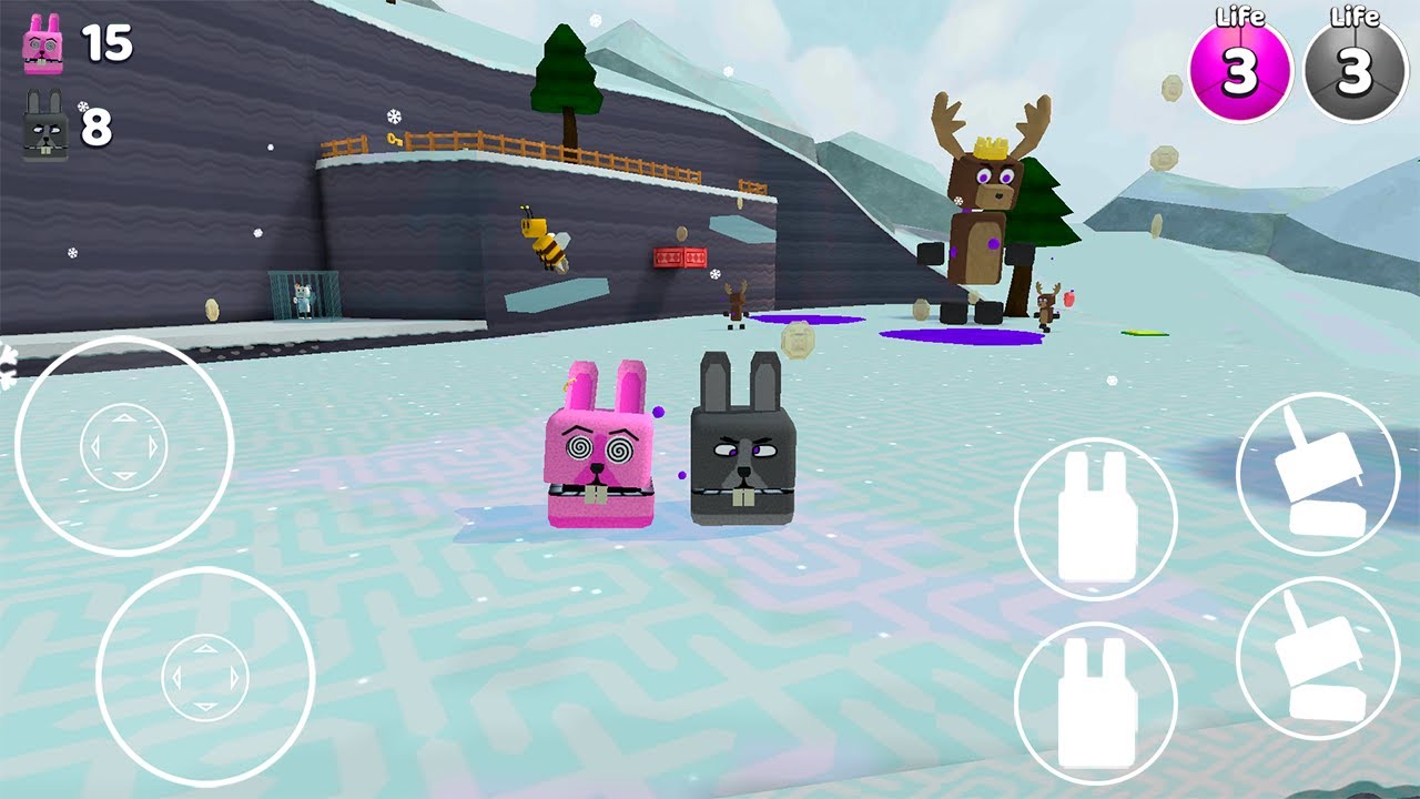 Snow Bunnies - Super Bear Adventure Gameplay Walkthrough - YouTube