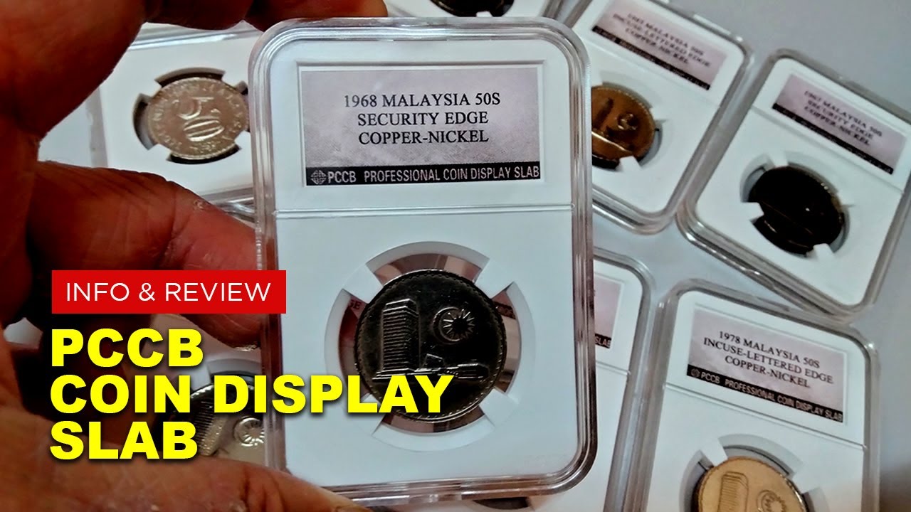 🔥 PCCB Coin Display Slabs I Kapsul Paparan Duit Syiling - YouTube