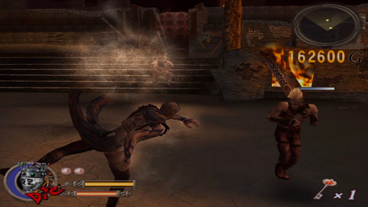 God Hand - Stage 2-1HARD KMS Yes Damage Gameplay Demons Playing With ...