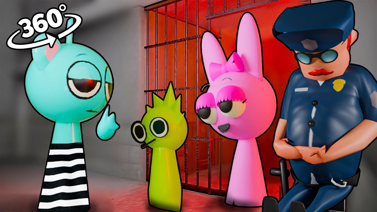 360° VR - SPRUNKIS PRISON BREAK - YouTube