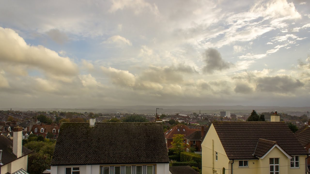 Cloudy sunset in Exeter - Timelapse over 6 hours [4K] - YouTube